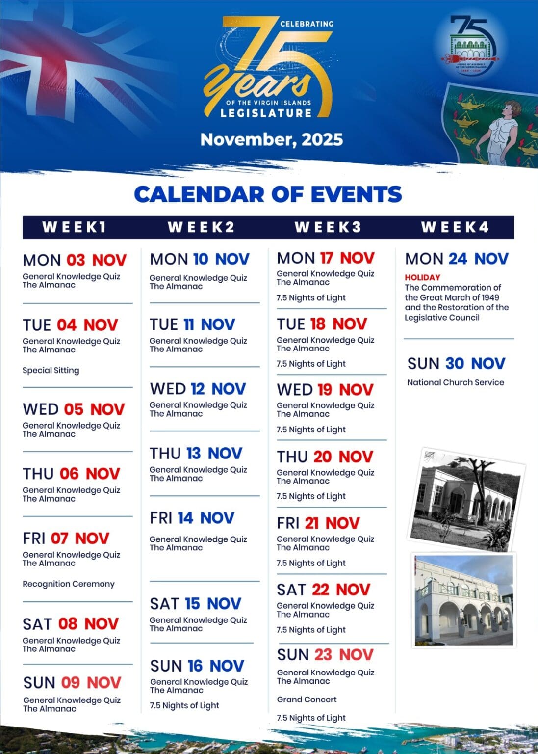 Celebrating 75 years of the Virgin Islands Legislature - British Virgin ...